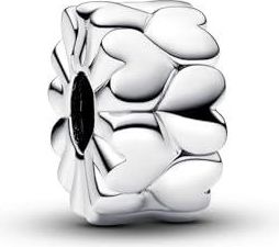 Pandora Pandora Moments Charm clip Coeurs en argent sterling
