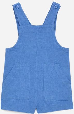 Arket Latzhose Aus Leinen Und Baumwolle -Blau