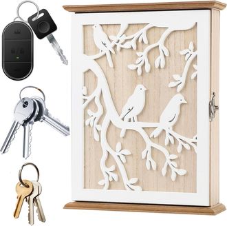 Generic Schl&uuml;sselbox | Organizer Vintage geschnitzt dekorativ f&uuml;r zu Hause | Dekorative Schl&uuml;sselaufbewahrung aus Holz, f&uuml;r Schmuck, kleine Gegenst&auml;nde, Gesch