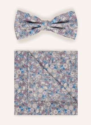 Paul Paul Set: Fliege Und Einstecktuch grau