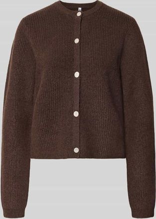 Pieces Strickjacke mit Woll-Anteil Modell SILLY