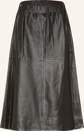 Arket Arket Lederrock schwarz
