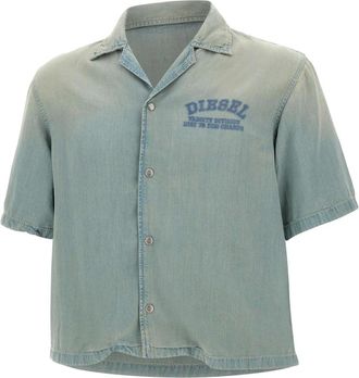 Diesel Homme, Chemises, Bleu, Taille: L D-Banni-S Shirt