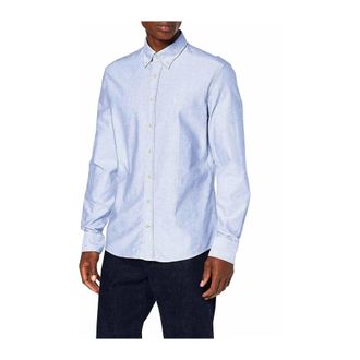 Hackett Chemise &agrave; col boutonn&eacute; - Homme - Chemises - Bleu - Taille: 2XL