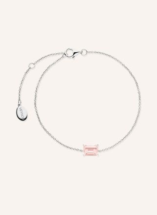 VEYNOU Veynou Armband Rosie Aus 14 Karat Wei&szlig;gold Und 1.00ct. Lab-Grown Morganit silber