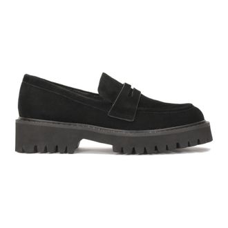 Kazar Schwarze Slip-On Schuhe aus Wildleder.Dieses Produkt f&auml;llt gro&szlig; aus. - - Shoes - Damen - Schwarzk - 39 EU