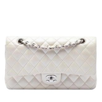 Chanel Pre-owned Classic Double Flap Schultertasche - - Pre-owned - Damen - Wei&szlig; - ONE SIZE