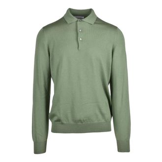 Gran Sasso Strickpullover mit Polokragen - - Knitwear - Herren - Gr&uuml;n - 3XL