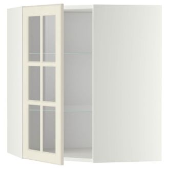 IKEA METOD Wandeckvitrine mit B&ouml;den