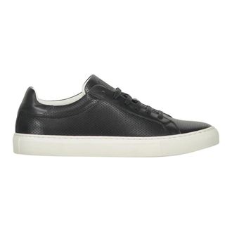 Paul & Shark Schwarze Leder-Sneaker- elegantes minimalistisches Design - - Shoes - Herren - Schwarzk - 40 EU