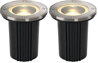 SLV DASAR EXACT 116, Outdoor Bodeneinbauleuchte (Packung mit 2)