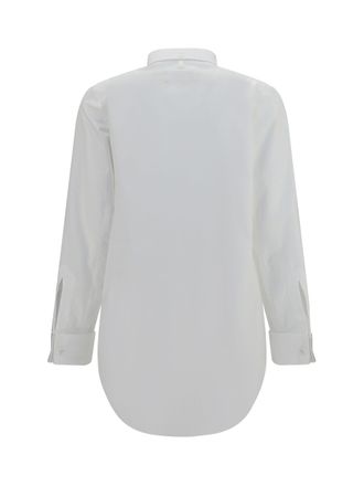 Maison Margiela Womens Tuxedo Shirt White Cotton