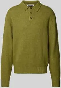 Review Relaxed Fit Strickpullover aus elastischem Woll-Mix