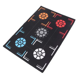 Generic Rutschfeste, Leise Basketball-Schritt-Trainingsmatte, Gummi, Verbessert die Dribbling-F&auml;higkeiten f&uuml;r Erwachsene, 76 X 106,7 X 0,2 Cm