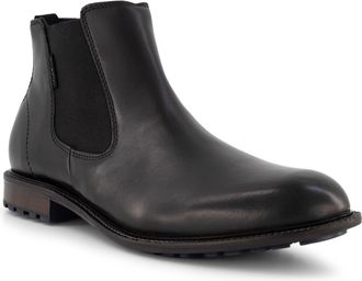 Bugatti Herren Chelsea Boots schwarz Glattleder