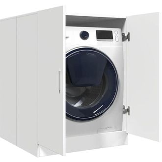 vidaXL Waschmaschinenschrank Wei&szlig; 71x71,5x91,5 cm - Vidaxl