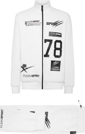 Plein Sport Homme, Sport, Blanc, Taille: 2XL Tracksuit Top & Pantalons Multilogo