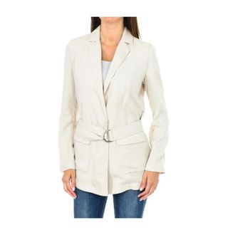 Armani Jeans Beiger G&uuml;rtelblazer - - Jackets - Damen - Beige - L