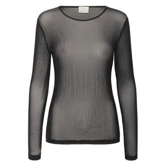 Kaffe KAchai T-Shirt - - Tops - Damen - Schwarzk - XL