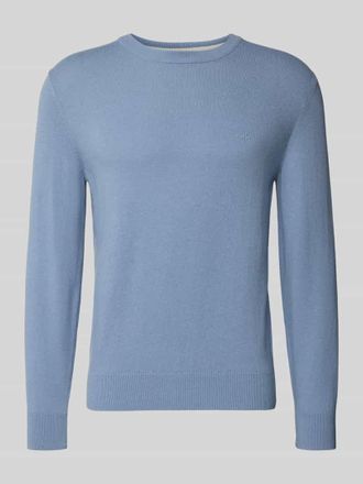 Marc O'Polo Regular Fit Strickpullover aus Baumwoll-Schurwoll-Mix