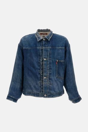 Junya Watanabe Jacke Mit Bedruckter Denim-optik