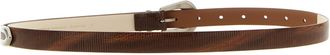 Brunello Cucinelli Carved Leather Belt - Brown