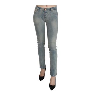 Plein Sud Femme, Jeans, Bleu, Taille: W30 Jenius Mid Waist Skinny Denim Jeans
