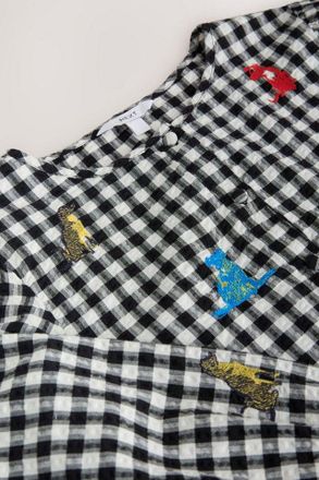 Next Langarmbluse Bluse mit Sch&ouml;&szlig;chen und langen &Auml;rmeln (1-tlg)