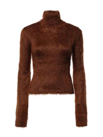 Dondup Pull Col Rond - Marron