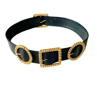 Chanel Pre-owned Leder grtel - - Pre-owned - Damen - Schwarzk - ONE SIZE