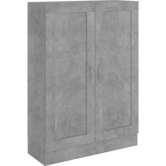 vidaXL B&uuml;cherschrank Betongrau 82,5x30,5x115 cm Holzwerkstoff - Vidaxl