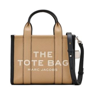 Marc Jacobs Femme, Sacs, Beige, Taille: ONE Size Colorblock Small Tote Bag