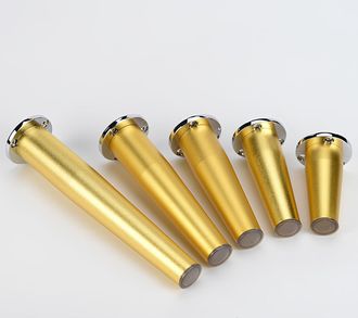 Generic M&ouml;belbeine 4er-Set, Metall Mit Schrauben Und Rutschfester Unterseite, Tischbeine, Konische Schrankf&uuml;&szlig;e Badezimmer, F&uuml;r Sofas, Couchtische, Kommodenf&uuml;&szlig;