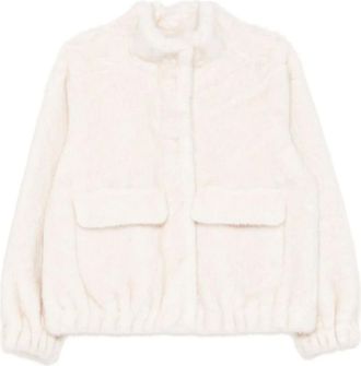Michael Kors Femme, Vestes, Blanc, Taille: 38 FR Veste Blanche Vêtements dextérieur Aw25