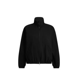 Courr&egrave;ges Veste bomber ample en coton m&eacute;lang&eacute;