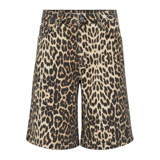 Co'Couture Femme, Shorts, Brun, Taille: 38 FR Shorts Bermuda Imprim&eacute; L&eacute;opard