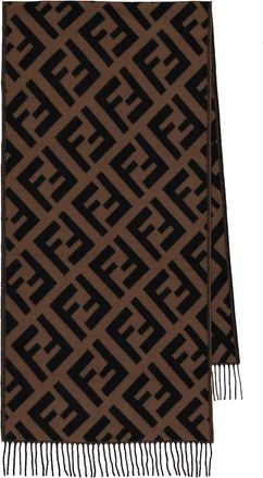 Fendi &Eacute;charpe FF en cachemire