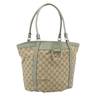 Gucci Pre-owned Vintage GG Canvas Tote Bag - - Pre-owned - Damen - Beige - ONE SIZE