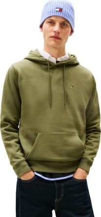 Tommy Jeans Herren TJM Reg S Flag Hoodie EXT Dm0Dm20742 Kapuzenpullover, Green (Dark Greenery), L
