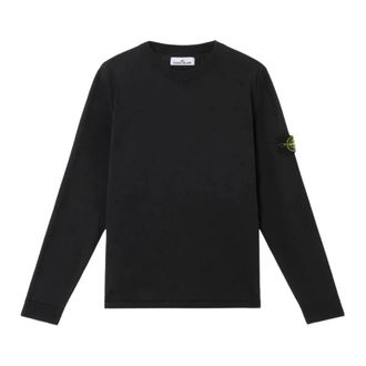 Stone Island Rundhals-Pullover - - Knitwear - Herren - Schwarzk - L