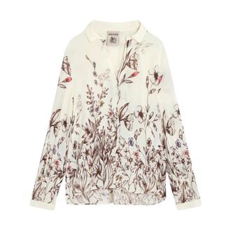 Semicouture Femme, Blouses et Chemises, Multicolore, Taille: 34 FR Chemise Florale en Viscose