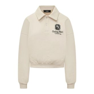 Amiri MA Chateau Polo - - Sweatshirts & Hoodies - Damen - Wei&szlig; - M