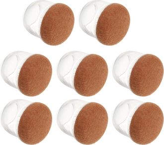 Artibetter OATIPHO 8 St&uuml;ck Stuhlbeinkappen Transparent Stuhlbeinschutzkappen Rund Mittlere Gr&ouml;&szlig;e rutschfest und Kratzfest Vielseitig f&uuml;r Stuhl und Tischbeine Bod