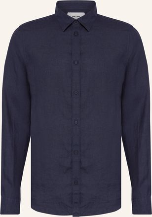 Nn.07 Nn.07 Leinenhemd Enzo Regular Fit blau