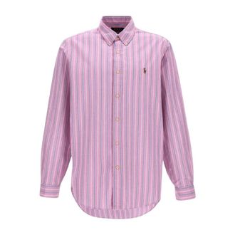 Ralph Lauren Rosa Polo Langarm Sportshirt - - Shorts - Herren - Rosa - XL