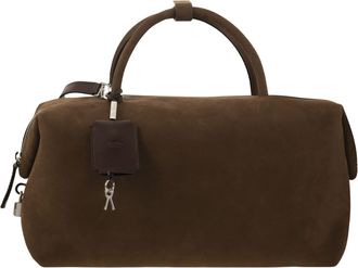 Max Mara HoldalllSuede Grande sacoche en cuir nubuck