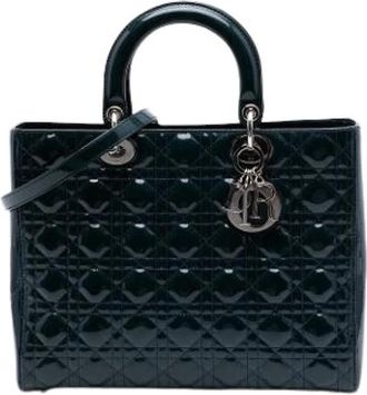 Dior Sac &agrave; main Lady Pre-owned - Femme - Pre-owned - Bleu - Taille: ONE Size