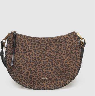 Isabel Marant Sac Bandoulière Oskan Soft Zip Léopard