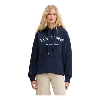 Michael Kors Femme, Sweatshirts et sweats &agrave; capuche, Bleu, Taille: 40 FR St. Tropez Sweat &agrave; capuche