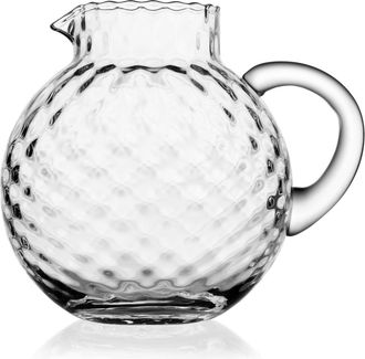 IVV glu-ball jug with diamond optic handle transparent h-18.2 cm- lt-1-45